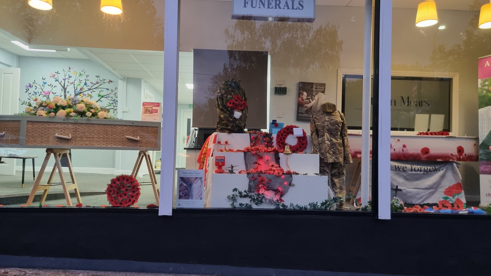 Remembrance Day Window - Steven Mears Funeral Directors